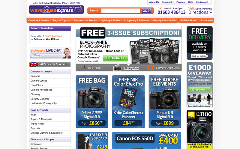 Warehouse Express launch £1,000 competition - What Digital Camera